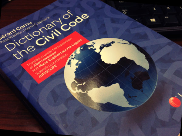 Dictionary of the Civil Code - Henri Capitant