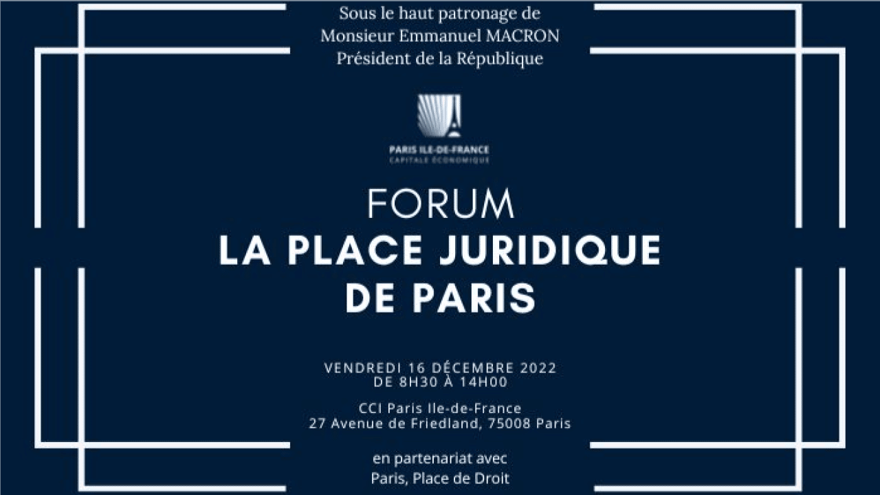 Forum – La Place juridique de Paris - Henri Capitant